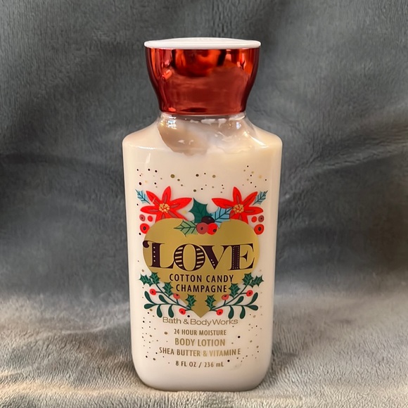 Bath & Body Works | Skincare | Bath Body Works 8 Fl Oz Body Lotion Love Cotton Candy Champagne ...